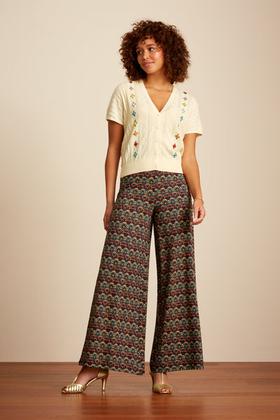 King Louie palazzo pants cabrera black 06877-001 – Hippe-Dingen